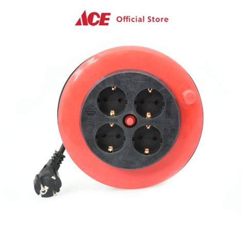 Jual Ace Gao Kabel Roll 4 Soket 5 Mtr Cable Reel Terminal Colokan Listrik Peralatan Elektronik