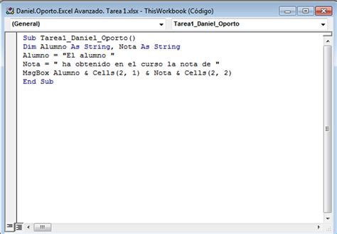 String En Vba Excel Avanzado