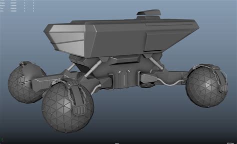 Make An Impressive Space Rover With Spherical Wheels In Maya Fox Render Farm
