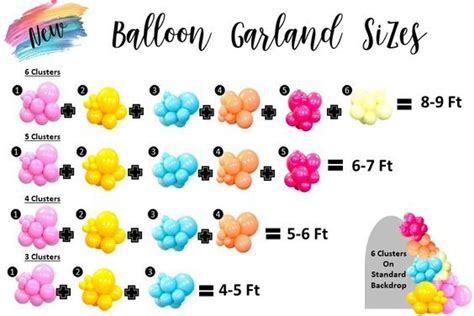 Balloon Clusters Clusters For Balloon Garlands And Balloon Arches