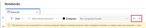 how to access a compute instance terminal in your workspace azure