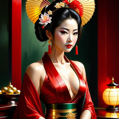 Download Ai Generated Japanese Woman Royalty Free Stock Illustration