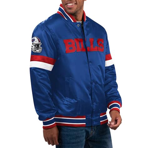 Royal Starter Satin Buffalo Bills Home Game Jacket
