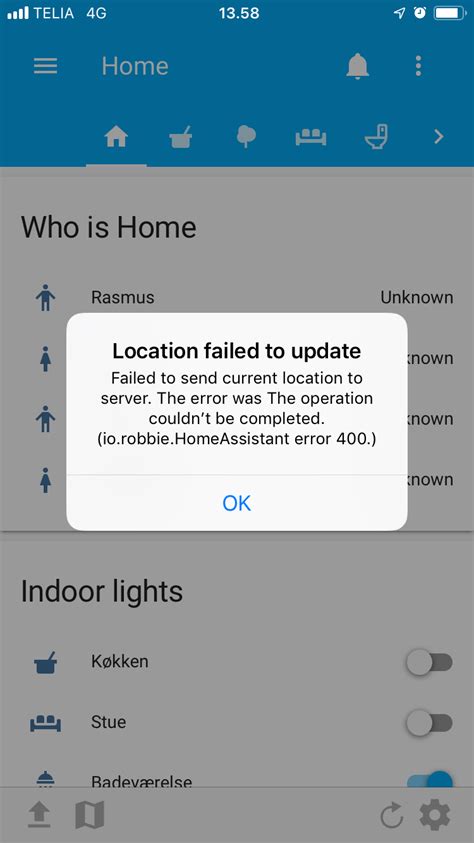 Ios Location Failed To Update Home Assistant Companion For Apple