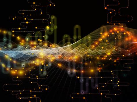 Virtualization Of Data Transfers Stock Illustration Illustration Of