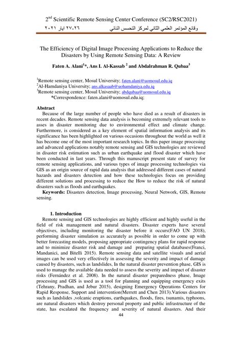 Pdf The Efficiency Of Digital Image Processing Applications To Reduce
