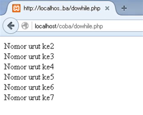 Perintah Pengulangan Pada Pemrograman PHP Untuk WEB Nofwan