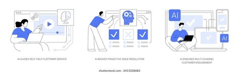 Ai Customer Engagement Over 339 Royalty Free Licensable Stock