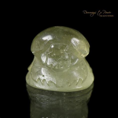 Libyan Desert Glass Ancient Egyptian Scarab Crystal Carving Doorways