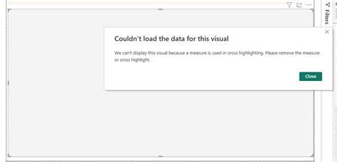 Solved Cant Display This Visual Because A Measure Is Used Microsoft Fabric Community