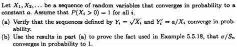 Solved Let X₁ X₂ be a sequence of random variables that Chegg