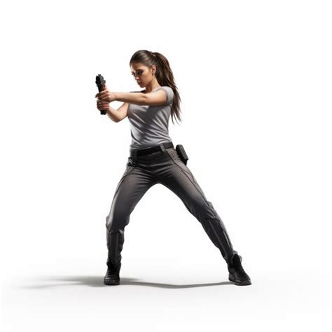 Premium Photo Dynamic Action Sequences Human Woman Training With Armasana