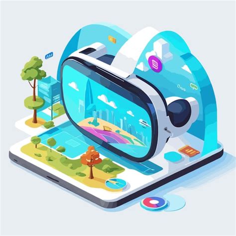 Premium Vector Augmented Vector On A White Background