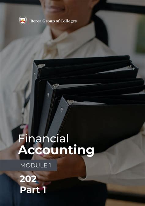 Financial Accounting 202 Module 1 Part 1 By E Publishing