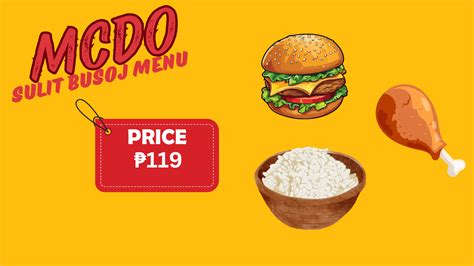 Mcdo Sulit Busoj Meals Mcsaver Menu Philippines 2025