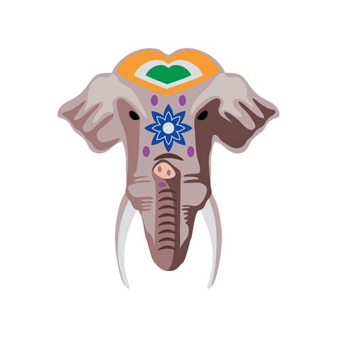 Indian Elephant Animal 10315856 Vector Art At Vecteezy