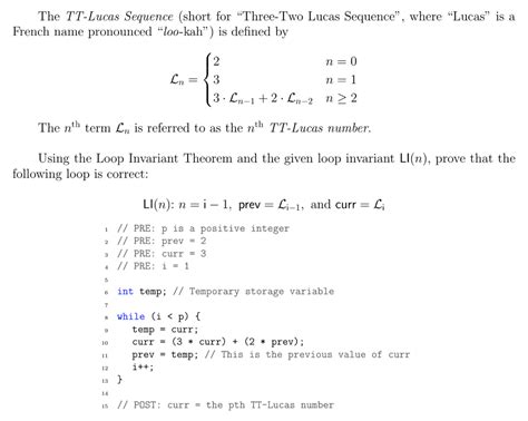 The Tt Lucas Sequence Short For Three Two Lucas
