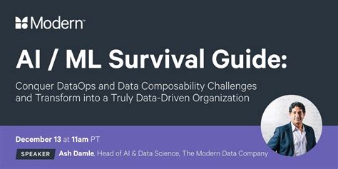 the modern data company on linkedin ai ml survival guide conquer