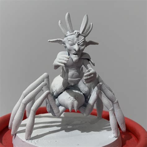 3d Printable Spider Rider By Big Chicken Miniatures