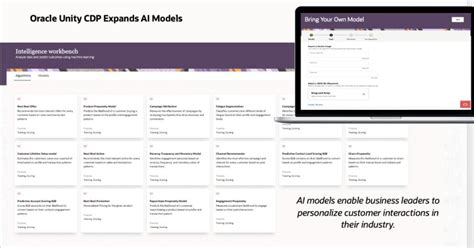 oracle unity cdp expands artificial intelligence models across