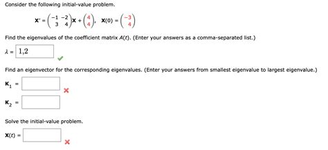 consider the following initial value