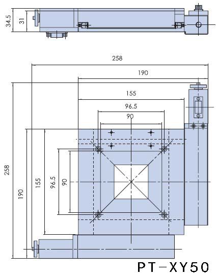 Manufacture Precision Electric XYZ Combination Stage Z Axis Lifting XY Translation Stage