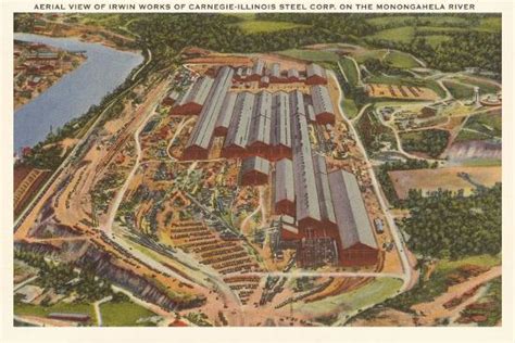 Carnegie Illinois Steel Mill Pittsburgh Pennsylvania Prints