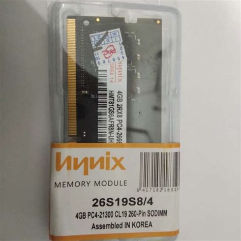 Promo Ram Laptop Hynix Ddr4 4gb Sodim 2666mhz Pc 21300 Laptop Notebook Diskon 10 Di Seller