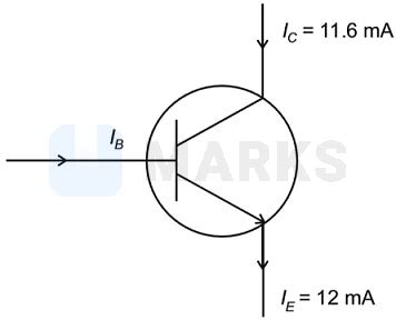 The value of transistor parameters β and α respectively for the given figure is