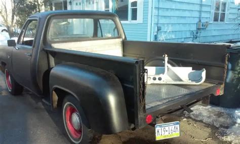 1976 Dodge D100 Stepside 360 Motor Police Intercepter Package Rat Rod Shop Truck For Sale In