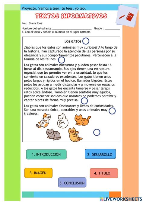 Actividades Para Trabajar Texto Expositivo Estrutura
