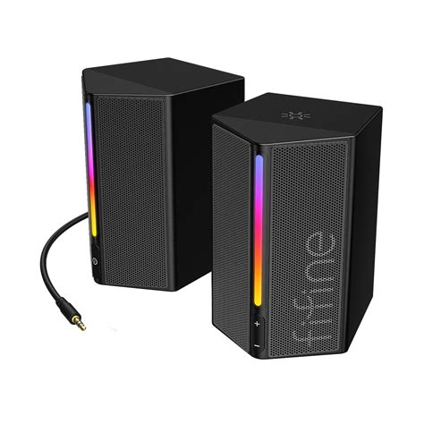 Fifine Computer Speakers Pc Speakers For Desktop With Rgb Volume