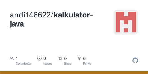 GitHub Andi Kalkulator Java