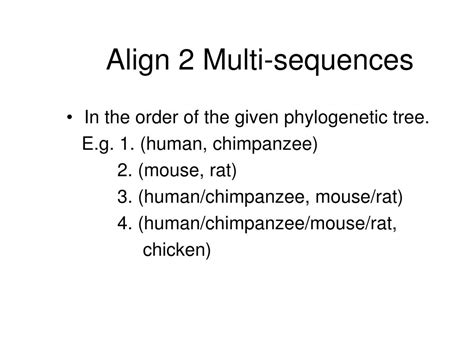 PPT Multiple Alignment PowerPoint Presentation Free Download ID