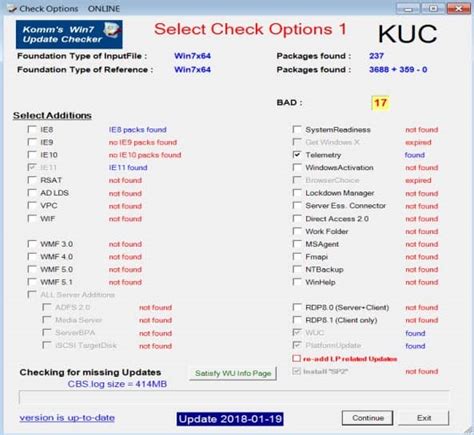 Kuc Windows Update Checker Ghacks Tech News