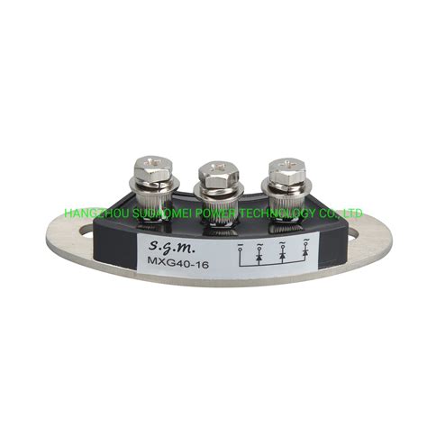 Generator Bridge Rectifier Diode Module Mxg40 Mxy40 40a 1600v 3 Holes Semiconductor And