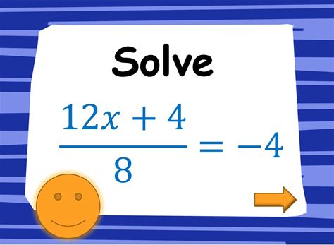 Solving Linear Equations Game Made By Teachers