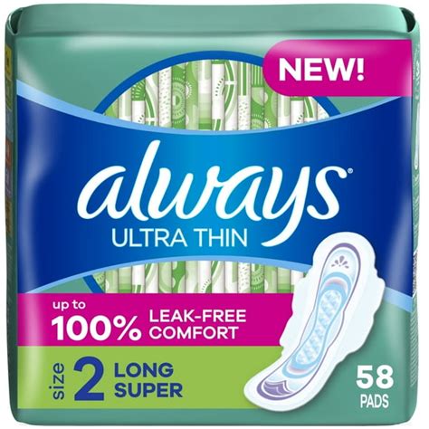 Always Pads With Wings In Always