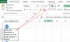 Quebrar texto em uma célula escolha qual das duas técnicas é a melhor