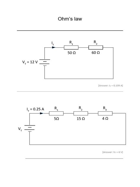 Exercises 2 Pdf Electrical Network Voltage