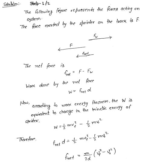 Solved Using Energy Considerations Calculate The Average Force In N Course Hero