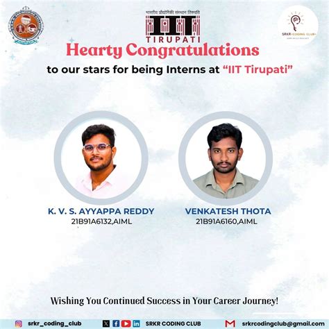 Srkr Coding Club On Linkedin 🎉 Huge Congratulations To Our Achievers