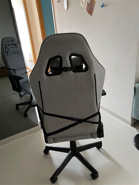 Tt Racing Gaming Chair Grey Fabric Furniture And Home Living