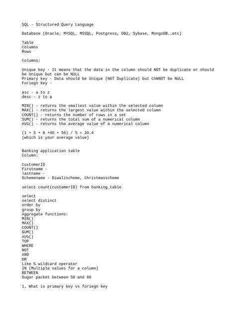 Database Queries Pdf