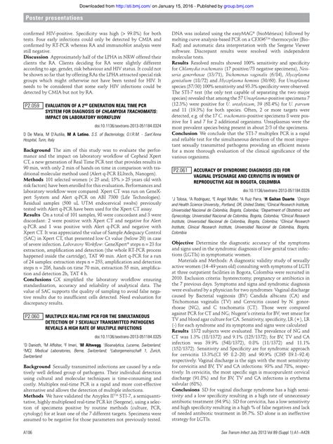 pdf p2 060 multiplex real time pcr for the simultaneous detection of