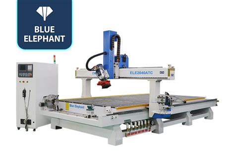 Top Ranked 4 Axis Atc Cnc Machine With Rotary Device In Santos Los Angeles Port Blue Elephant Cnc