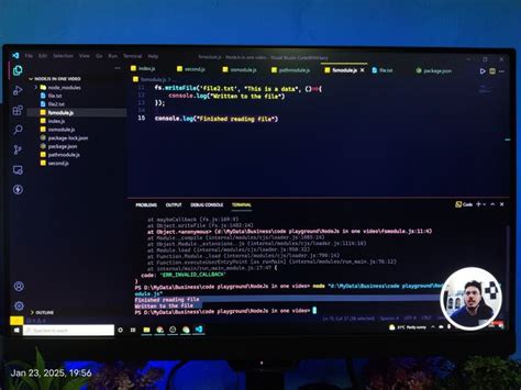 taking my first steps into backend development with node js learning