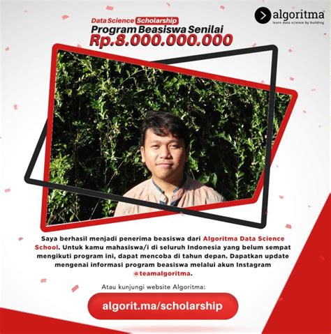 Julio Fahcrel On Linkedin Teamalgoritma Algoritmaacademy Beasiswa Datascience