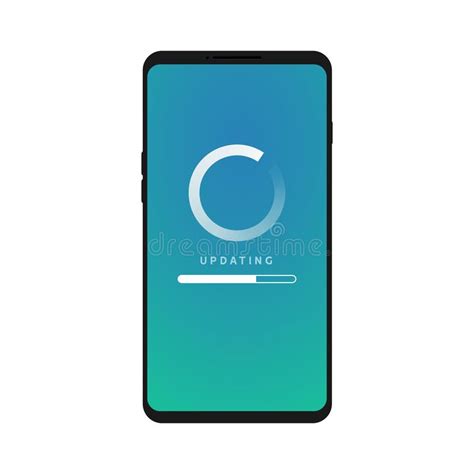 Mobile Update Icon Software Upgrade Phone Smartphone Screen Flat