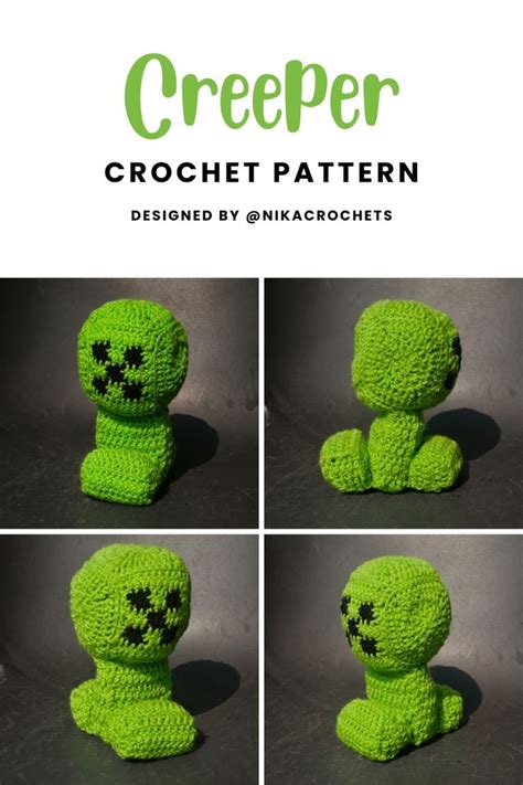 Creeper Amigurumi Crochet Pattern Pdf Pdf Pattern English Amigurumi